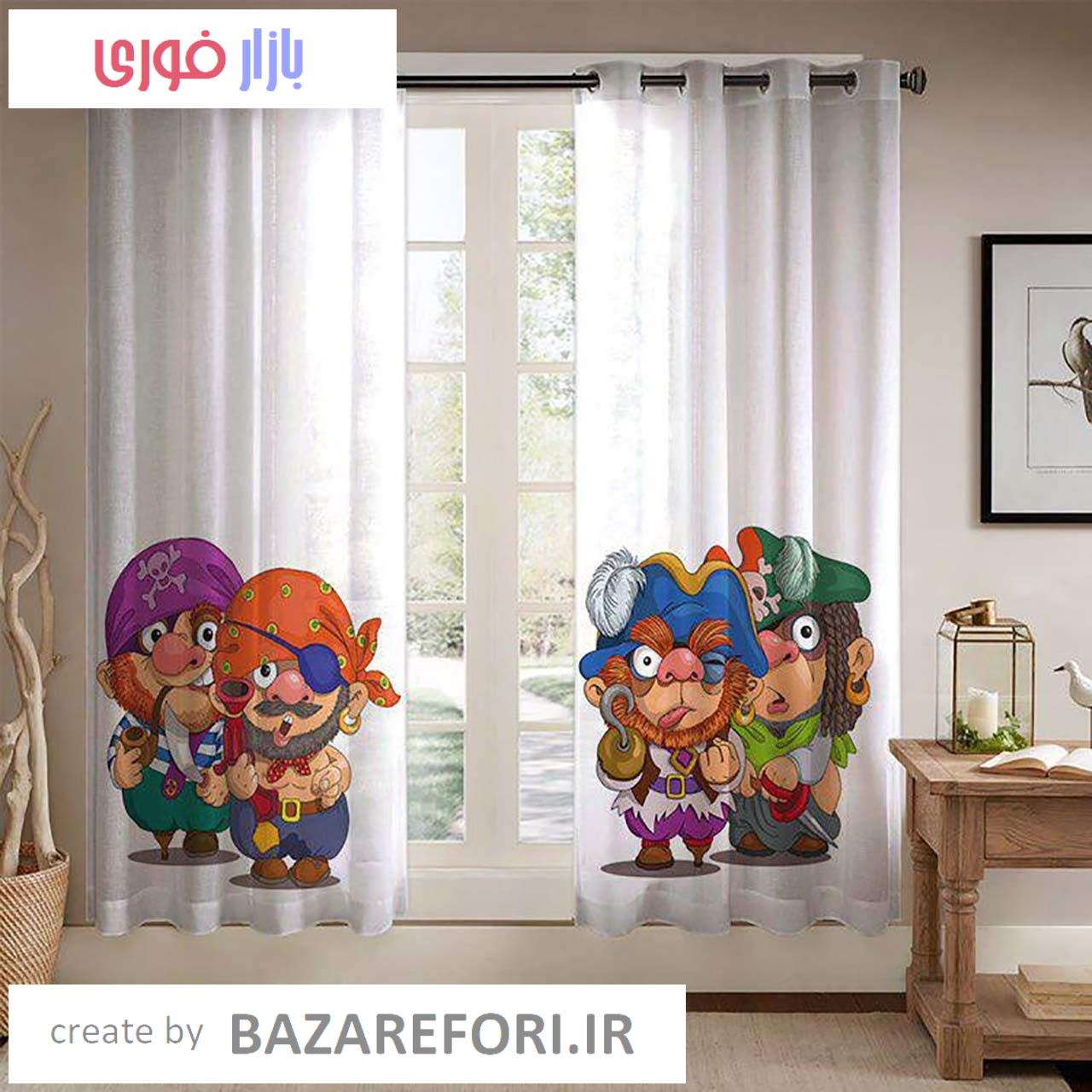 خرید و قیمت پرده مجموعه 2 عددي مدل Cc-090 كاتيا | ترب